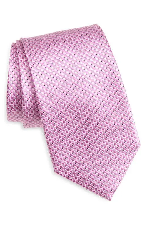 Nordstrom Textured Silk Tie - Pink