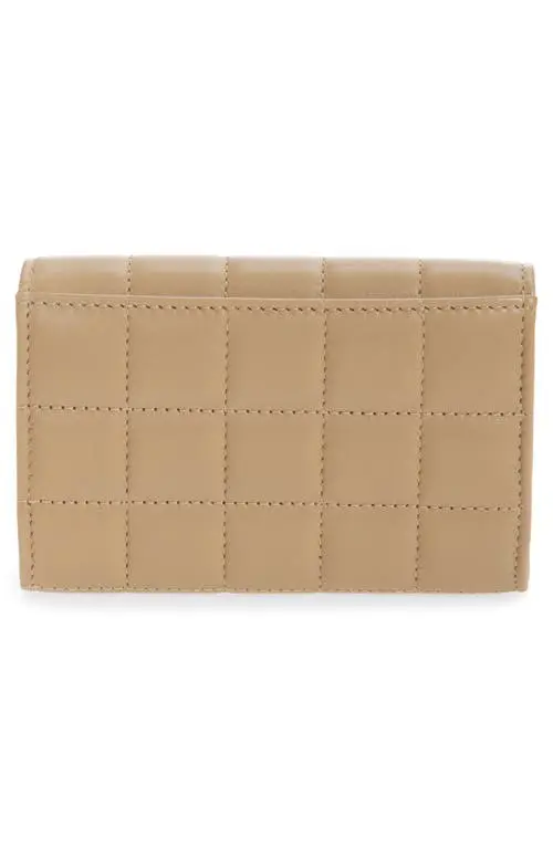 Saint Laurent Cassandre Quilted Leather Card Holder