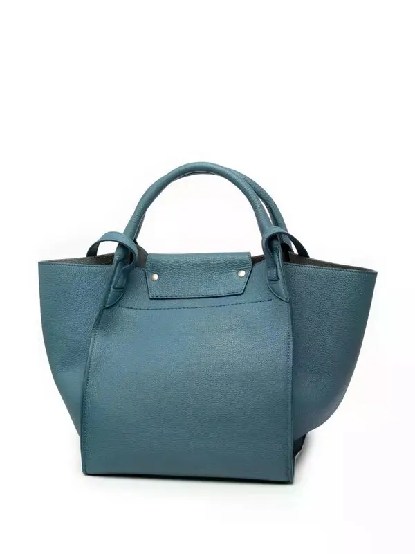 Celine 2019 Small Grained Calfskin Big Bag Satchel - Blue