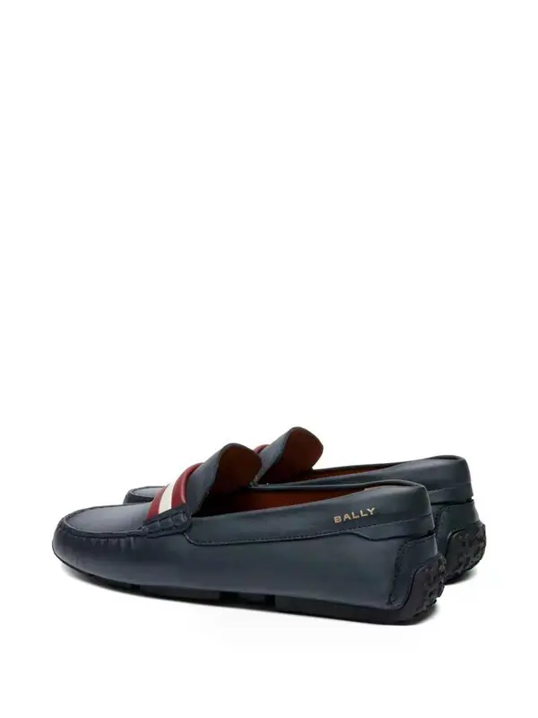 Bally Pilot Leather Driver Loafers