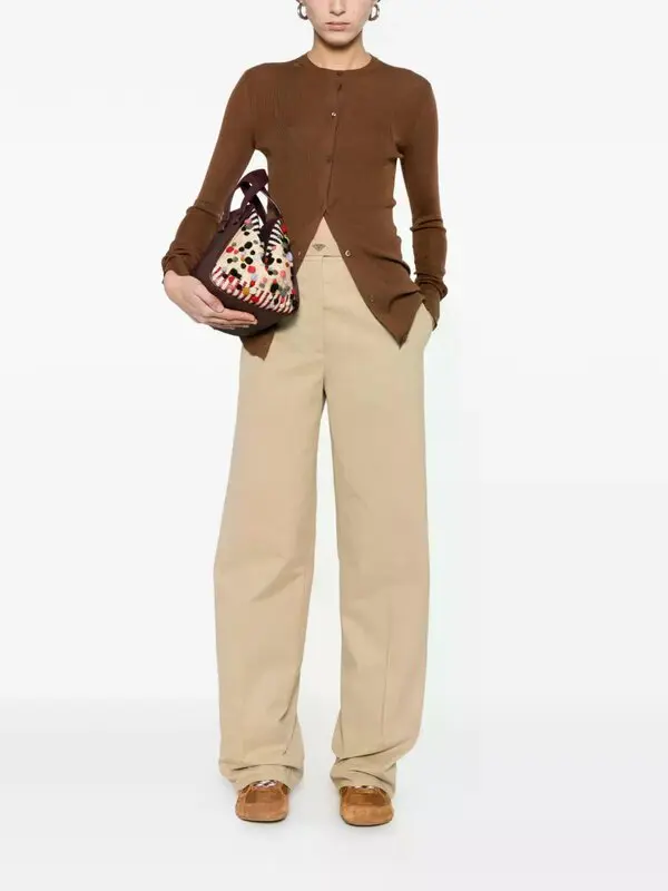 Prada Straight-leg Trousers - Neutrals