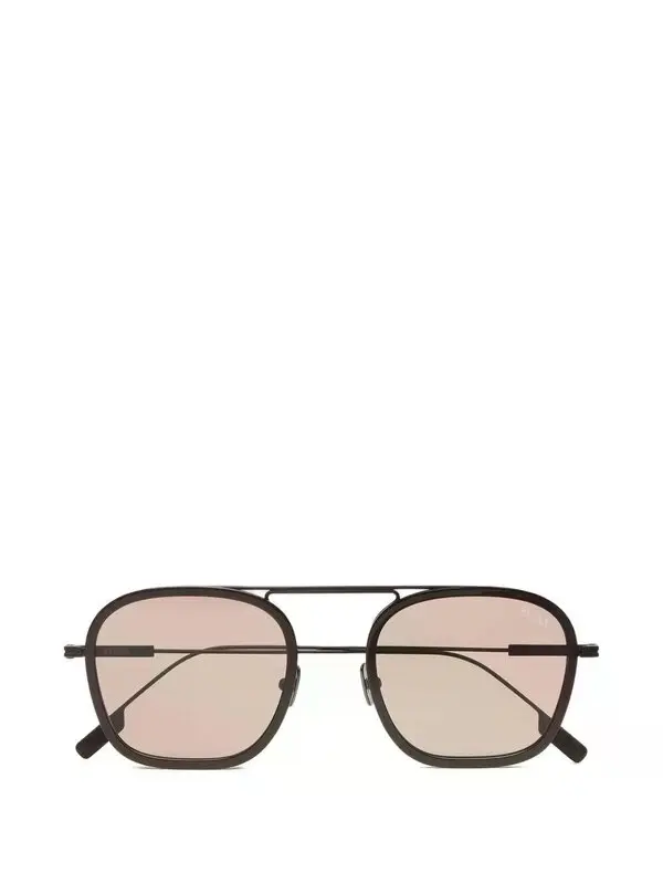 Zegna Browline-frame Sunglasses - Brown