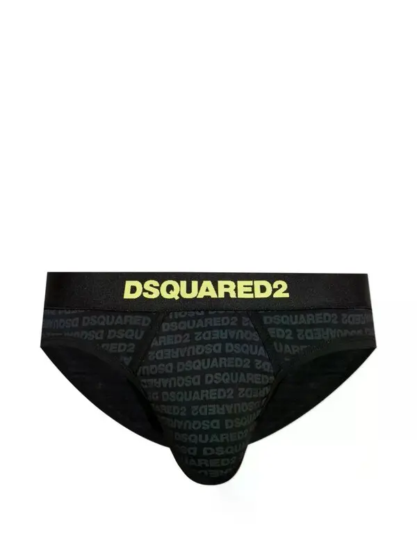 Dsquared2 Logo-print Briefs - Black