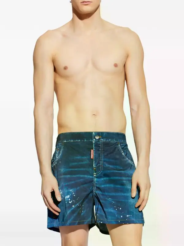 Dsquared2 Printed Swim Shorts