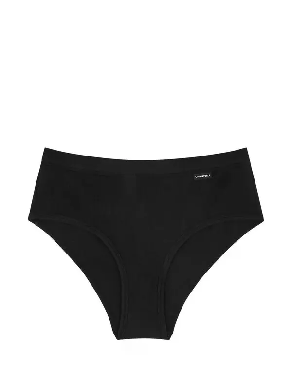 Chantelle Logo Detail Briefs - Black