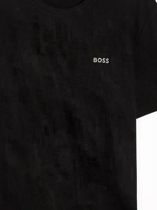 BOSS Waffle-knit T-shirt