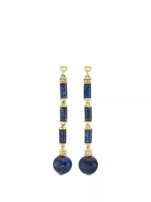 V JEWELLERY Sphere Drop Earrings - Gold