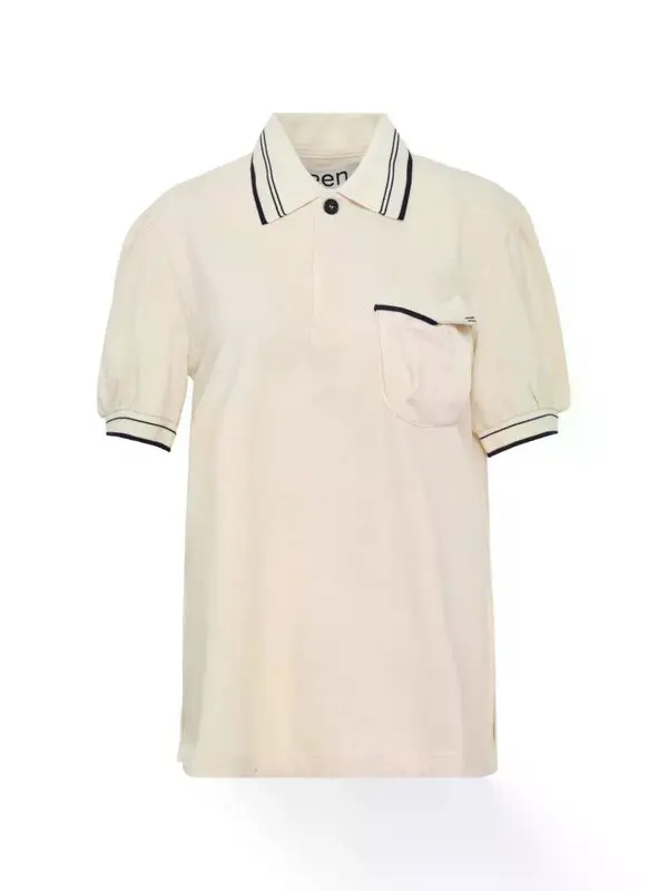 OPEN YY Chest-pocket Polo Top