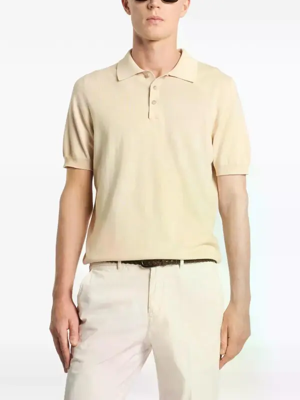 FAY Button Short-sleeves Polo Shirt