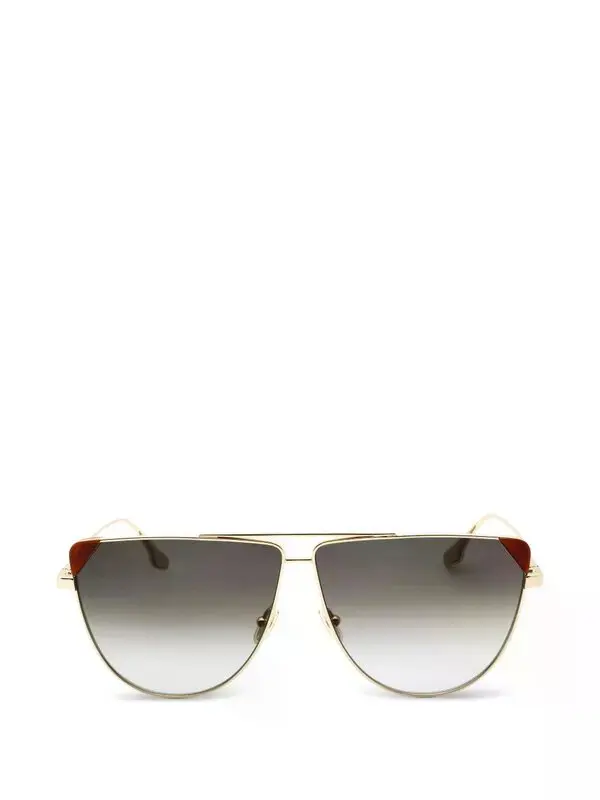 Victoria Beckham Full-rim Sunglasses - Gold