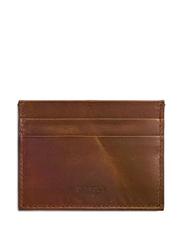 Shinola 5-pocket Card Case - Brown