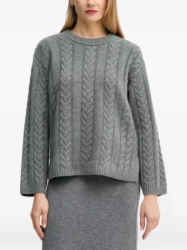 MOS MOSH Bryndis Cable-knit Sweater