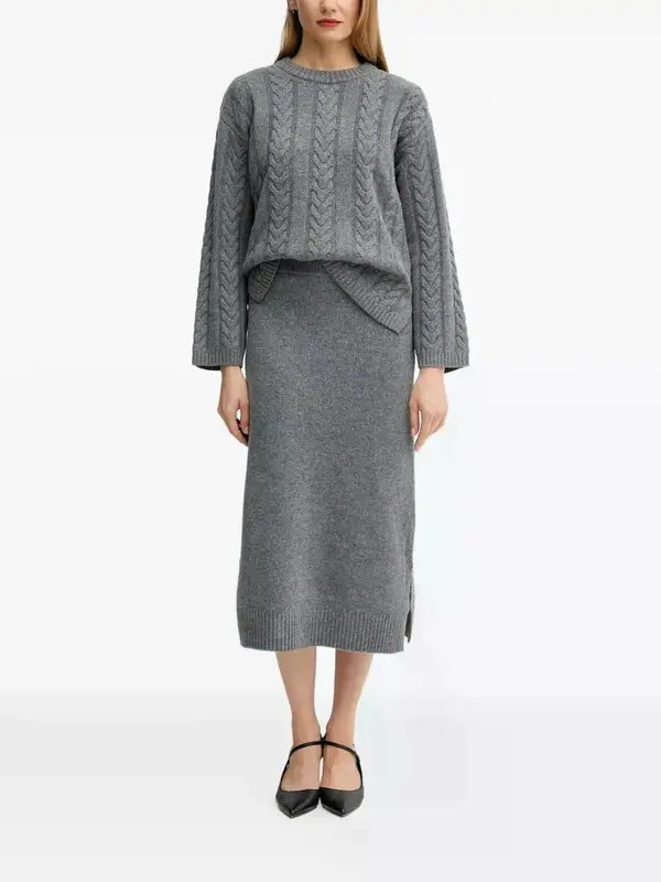 MOS MOSH Bryndis Cable-knit Sweater