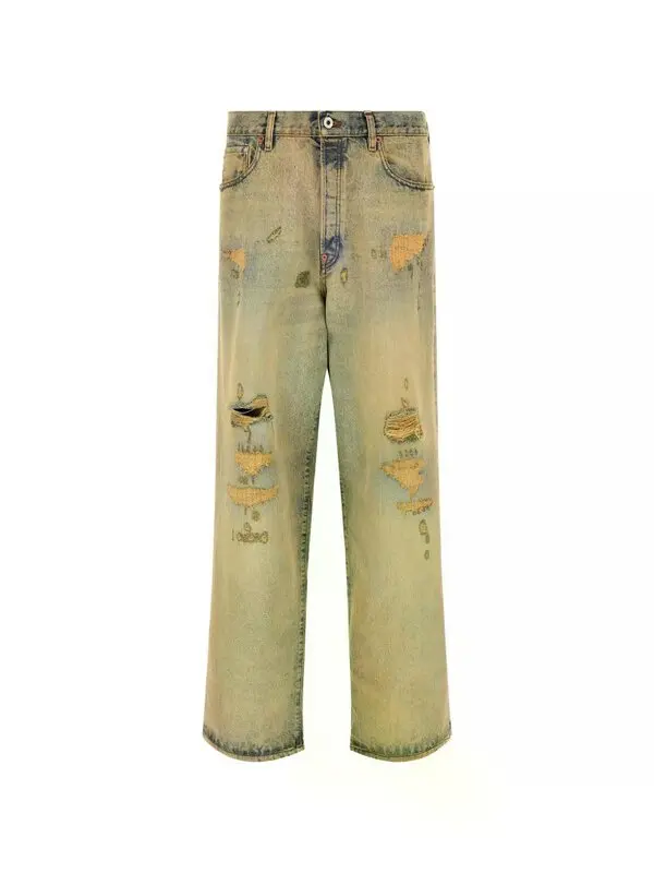 Kenzo Kuroki Distressed Jeans