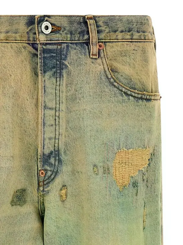 Kenzo Kuroki Distressed Jeans