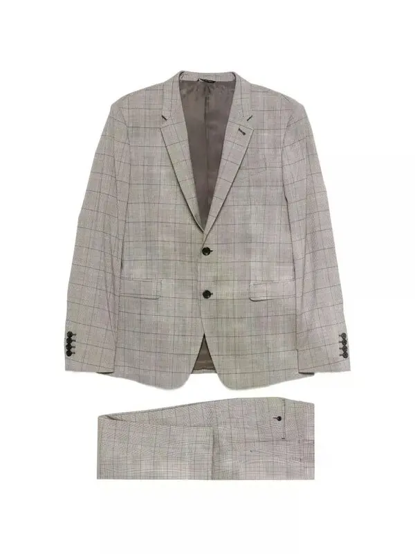 REVERES 1949 Checked Single-breasted Blazer