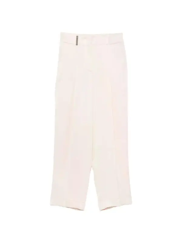 Peserico Pleated Flared Trousers