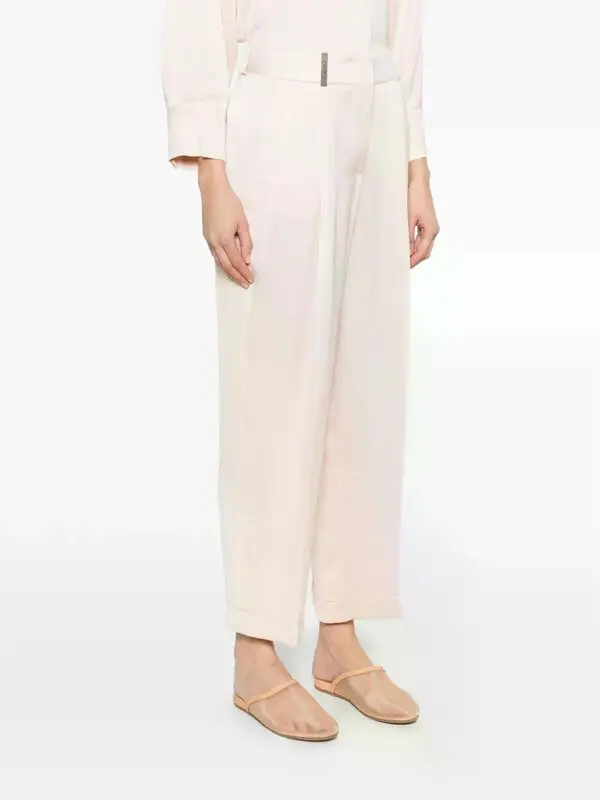 Peserico Pleated Flared Trousers