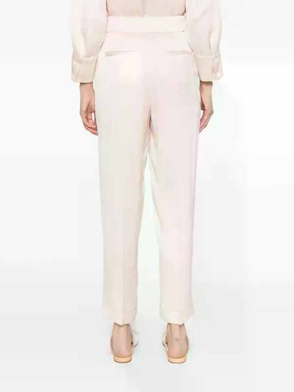Peserico Pleated Flared Trousers