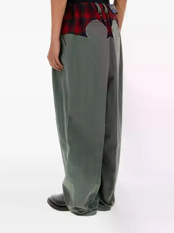 MAISON MARGIELA Plaid Insert Trousers