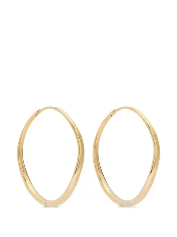 Nina Ricci Momento Hoop Earrings - Gold