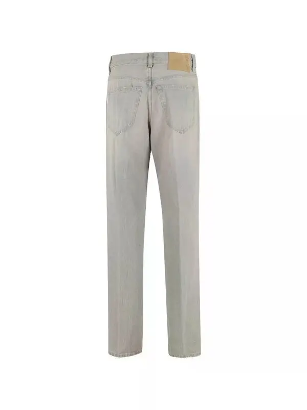 HAIKURE Belt-loops Straight Leg Jeans