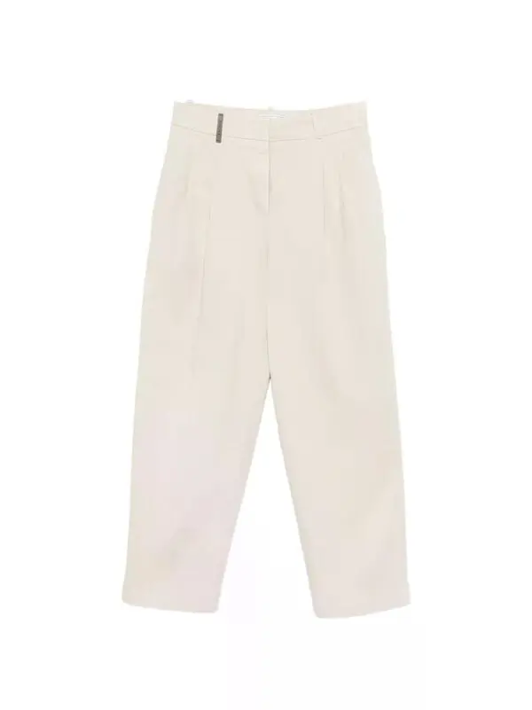 Peserico Pleated Cropped Trousers