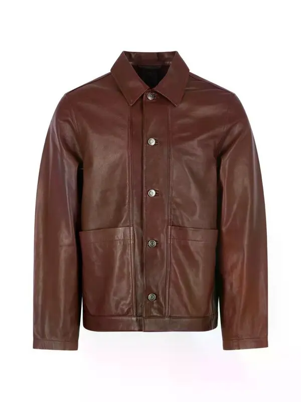 GIORGIO BRATO Buttoned Leather Jacket