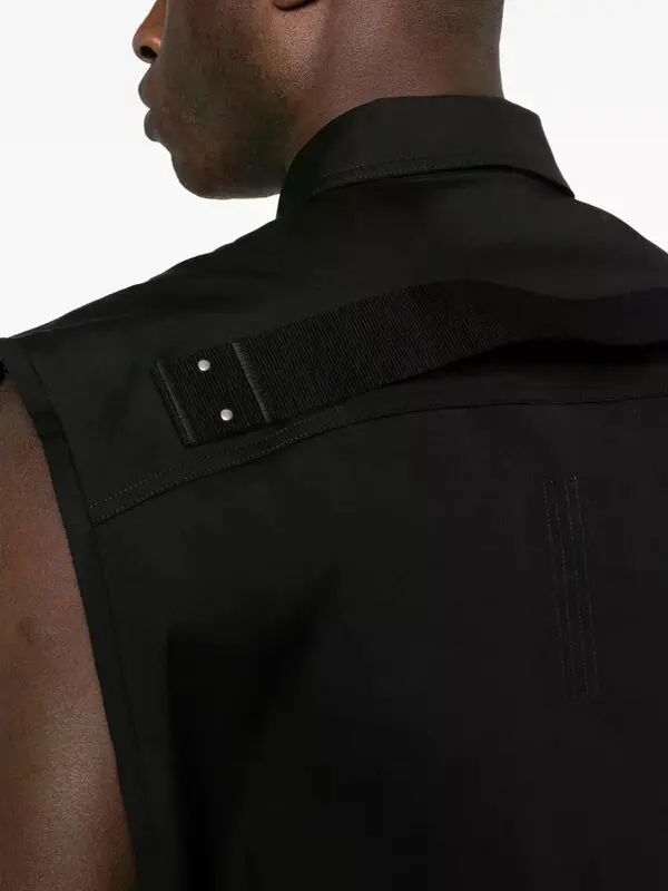 Rick Owens Jumbo Button Fastening Overshirt