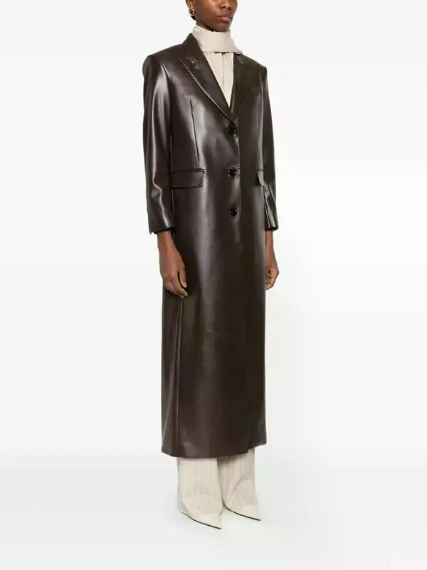 ERALDO Buttoned Long Sleeve Coat