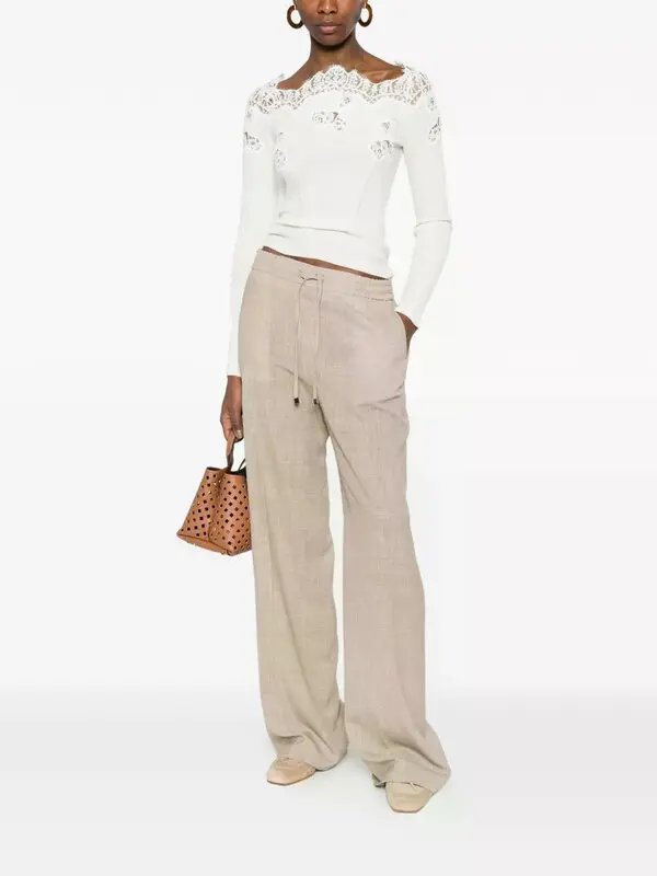 BERWICH Patrizia Drawstring Palazzo Pants