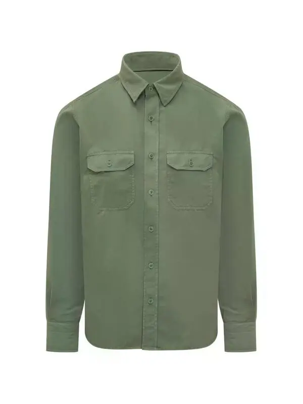 TOM FORD Buttoned Flap-pocket Shirt