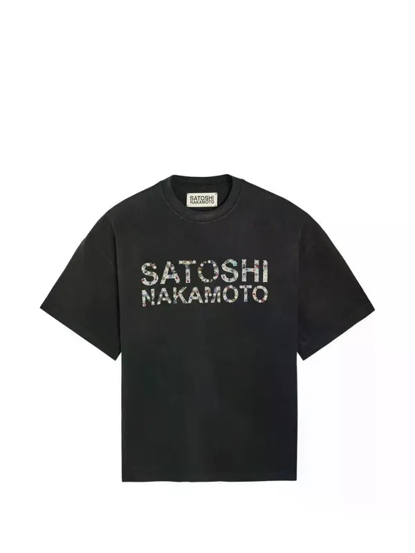 SATOSHI NAKAMOTO Logo T-shirt