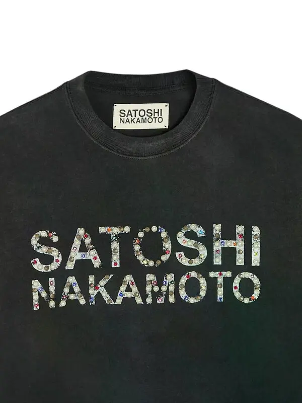 SATOSHI NAKAMOTO Logo T-shirt