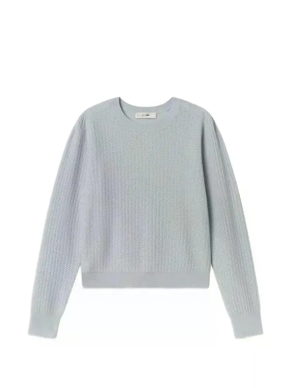 FRAME Long-sleeve Pointelle Knit Sweater