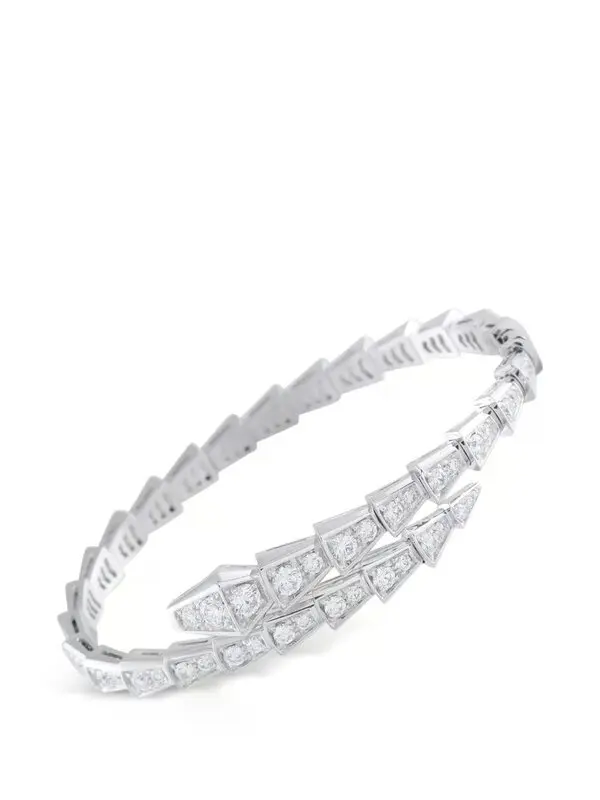 BVLGARI Serpenti Viper Crystal Bracelet - Silver
