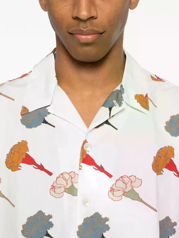 Paul Smith Carnation-print Shirt
