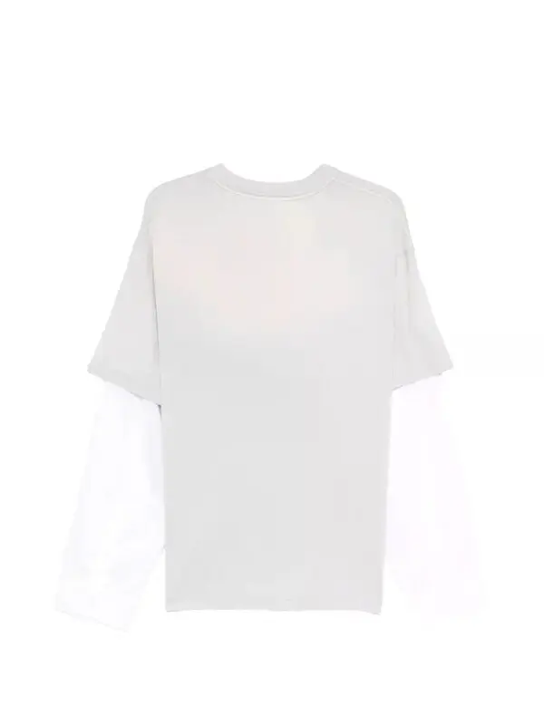 Acne Studios Layered Logo T-shirt - Grey
