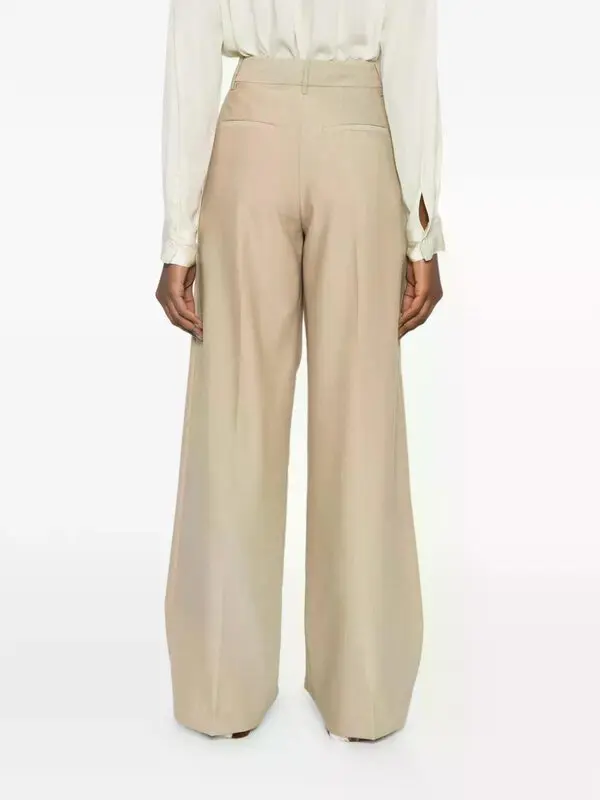 FORTE_FORTE Pleated Wide-leg Trousers