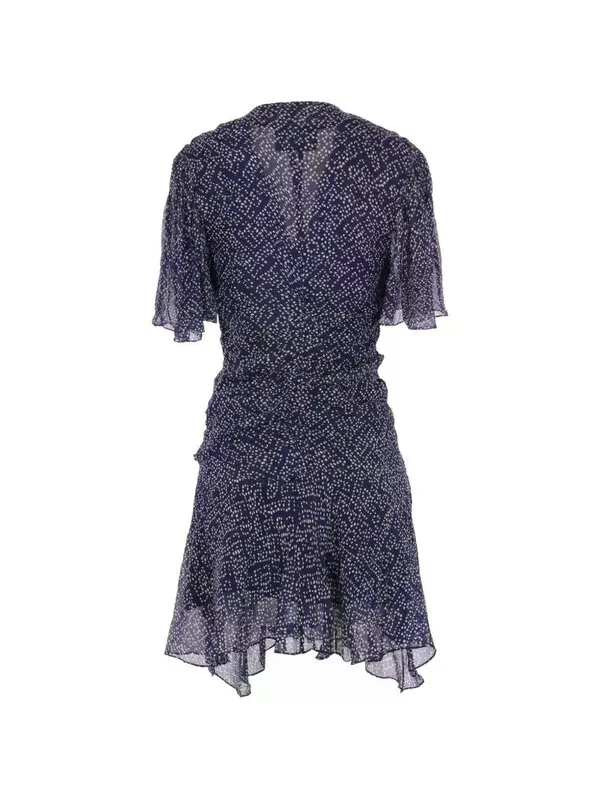 MARANT ETOILE Printed Ruffle Dress