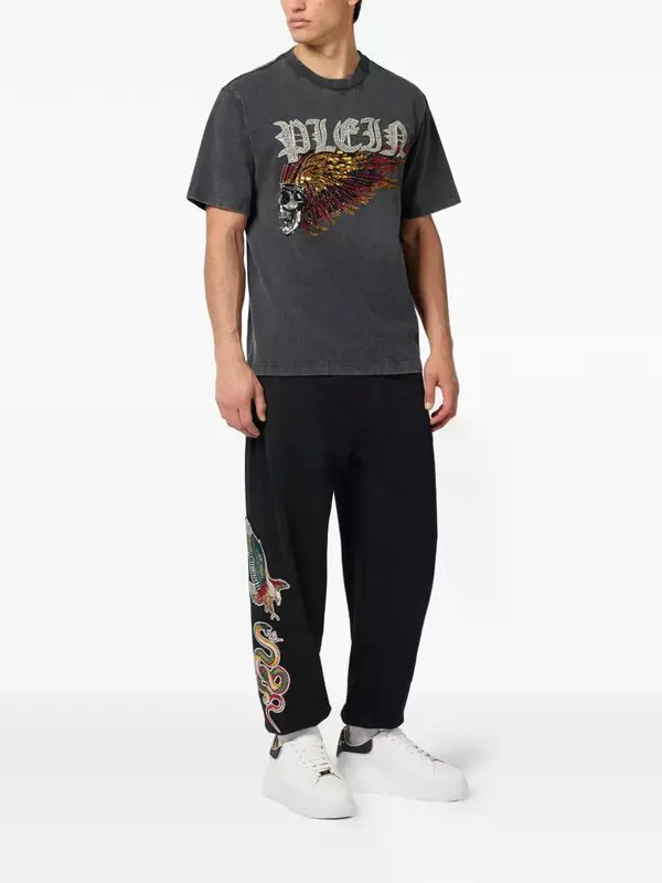 Philipp Plein Embroidery-patches Track Pants