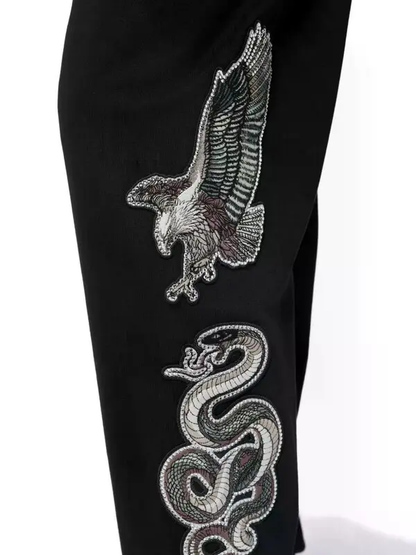 Philipp Plein Embroidery-patches Track Pants