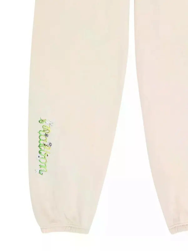 MALBON Logo-embroidery Track Pants - Neutrals