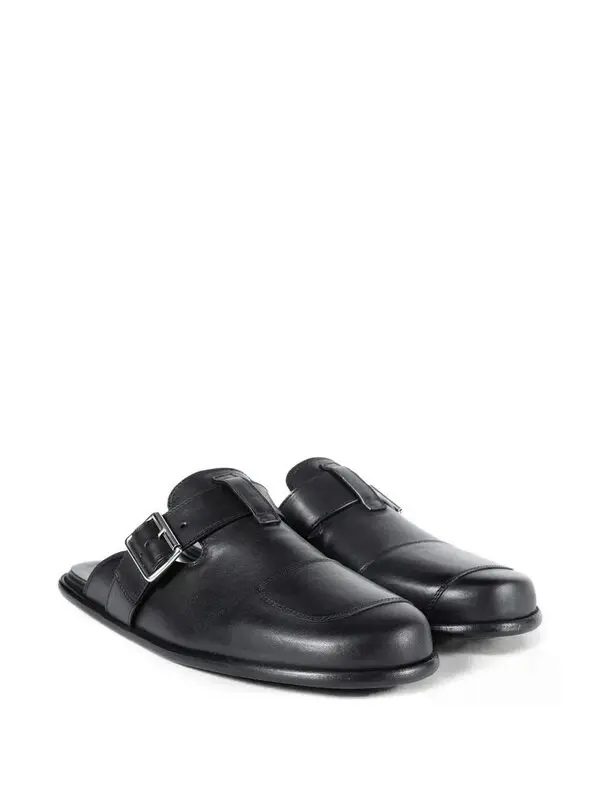 ANN DEMEULEMEESTER Buckle Leather Sandals