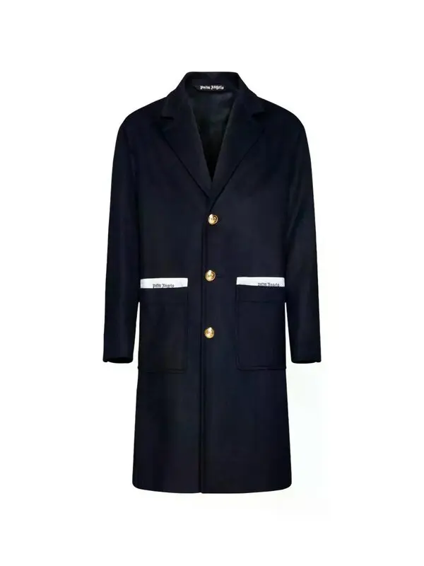 Palm Angels Sartorial Tape Single-breasted Coat