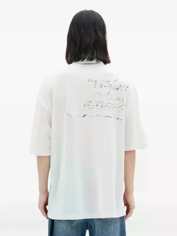 ANN DEMEULEMEESTER Danvald Brushed Jersey T-shirt