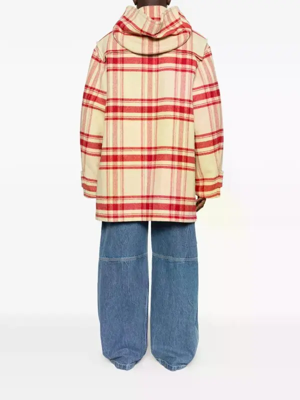 Marni Hooded Check Coat