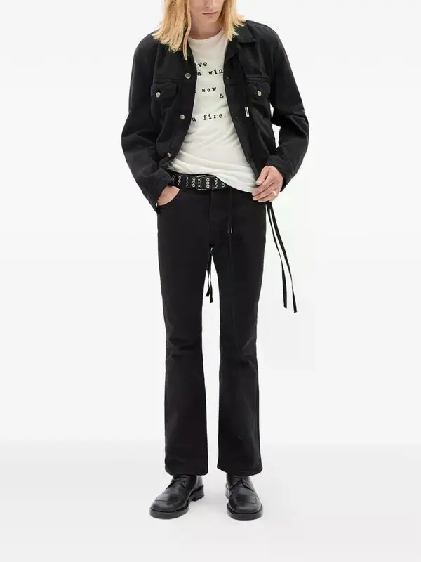 ANN DEMEULEMEESTER Jonas Bootcut Five-pocket Jeans