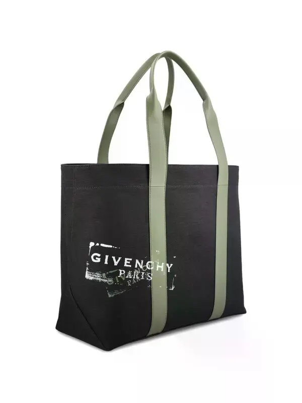 Givenchy Logo-print Cotton Tote Bag - Black