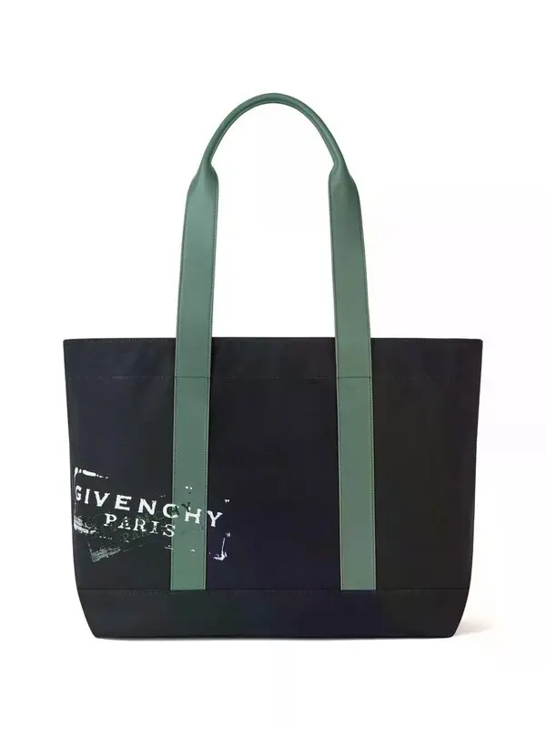Givenchy Logo-print Cotton Tote Bag - Black